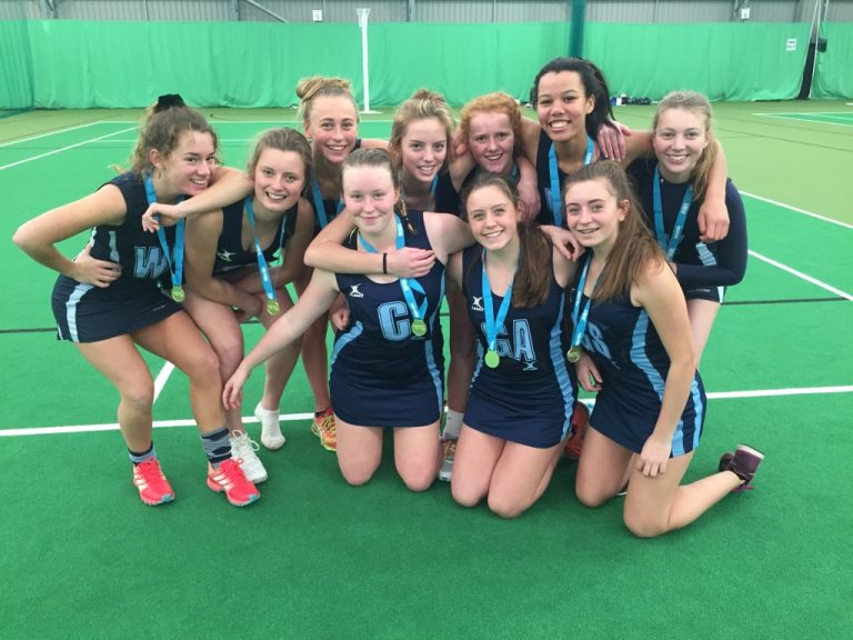 U16 dual county Netball and Hockey champions - The Maynard School