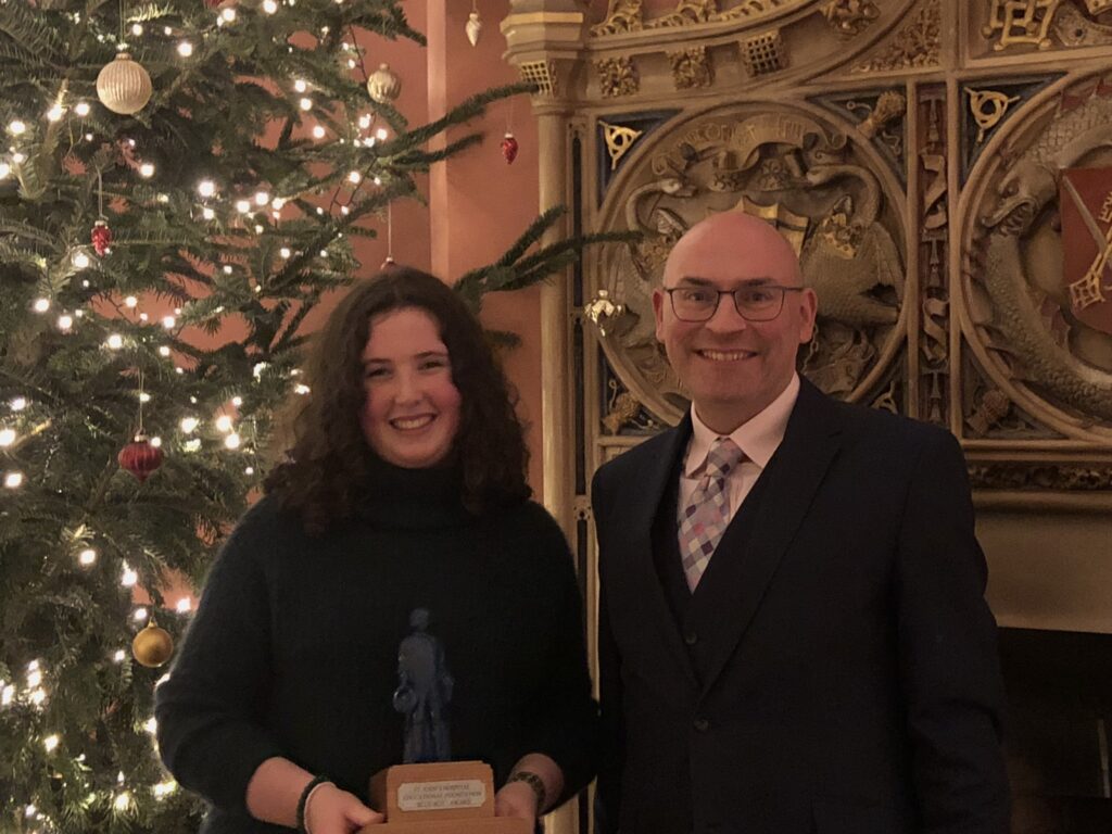 Lilly wins Blue Boy Award - The Maynard School