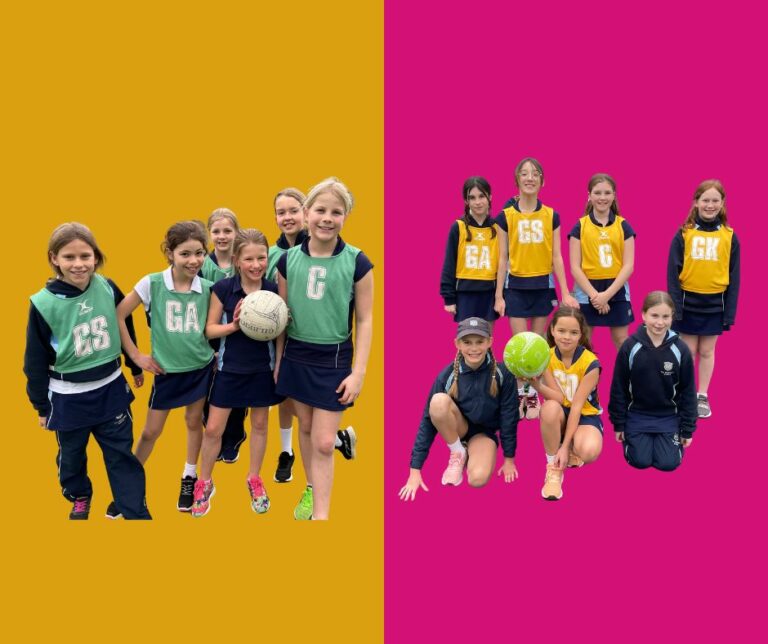 U11 netball against Plymouth College - The Maynard School
