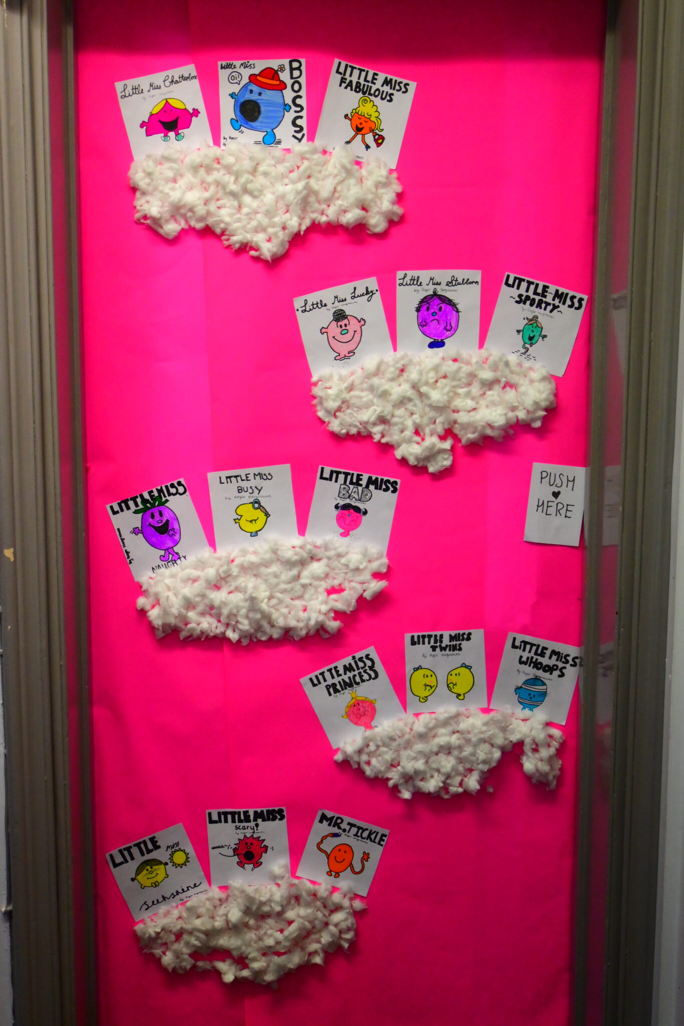 World Book Day - door decorating - The Maynard School