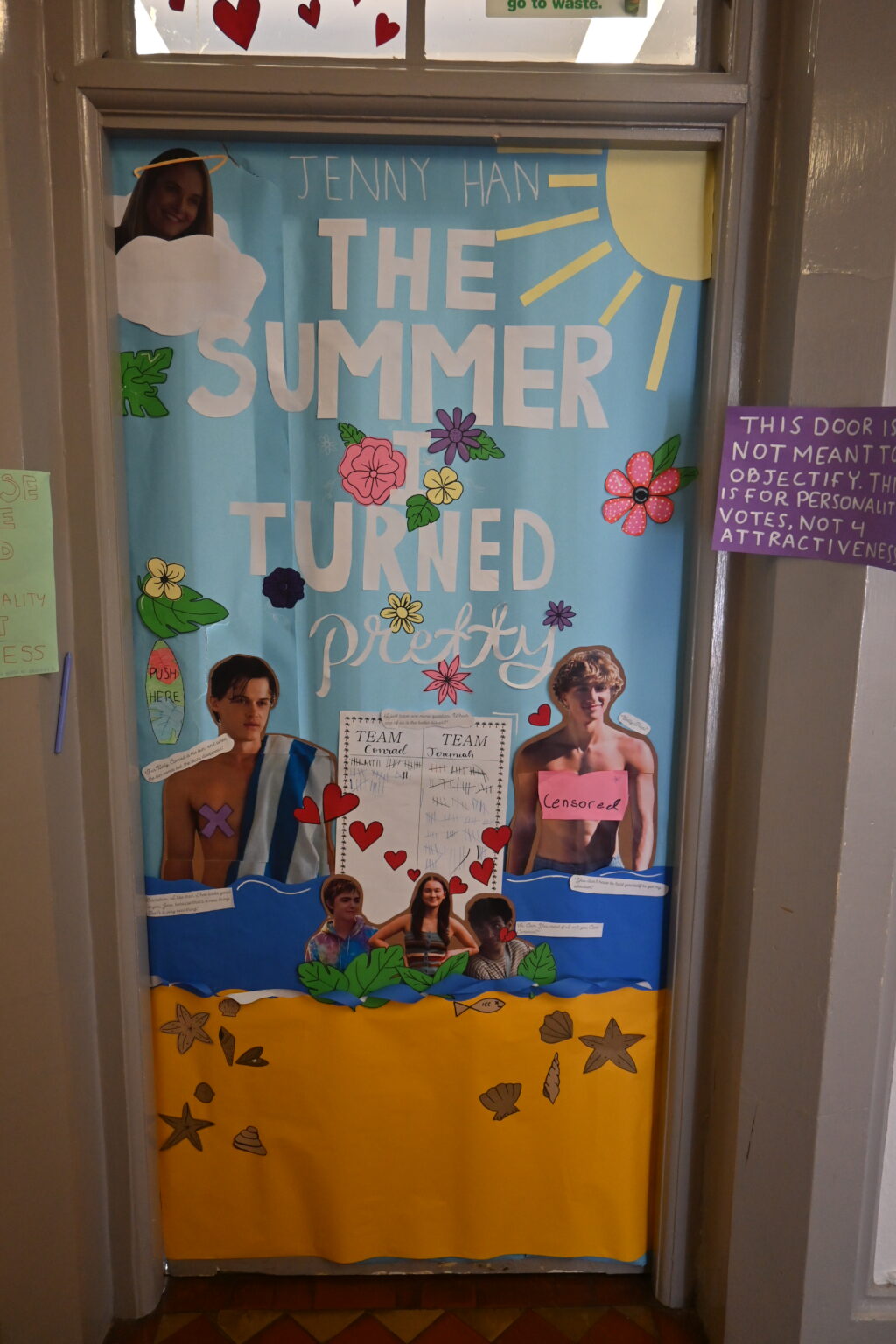 World Book Day - door decorating - The Maynard School