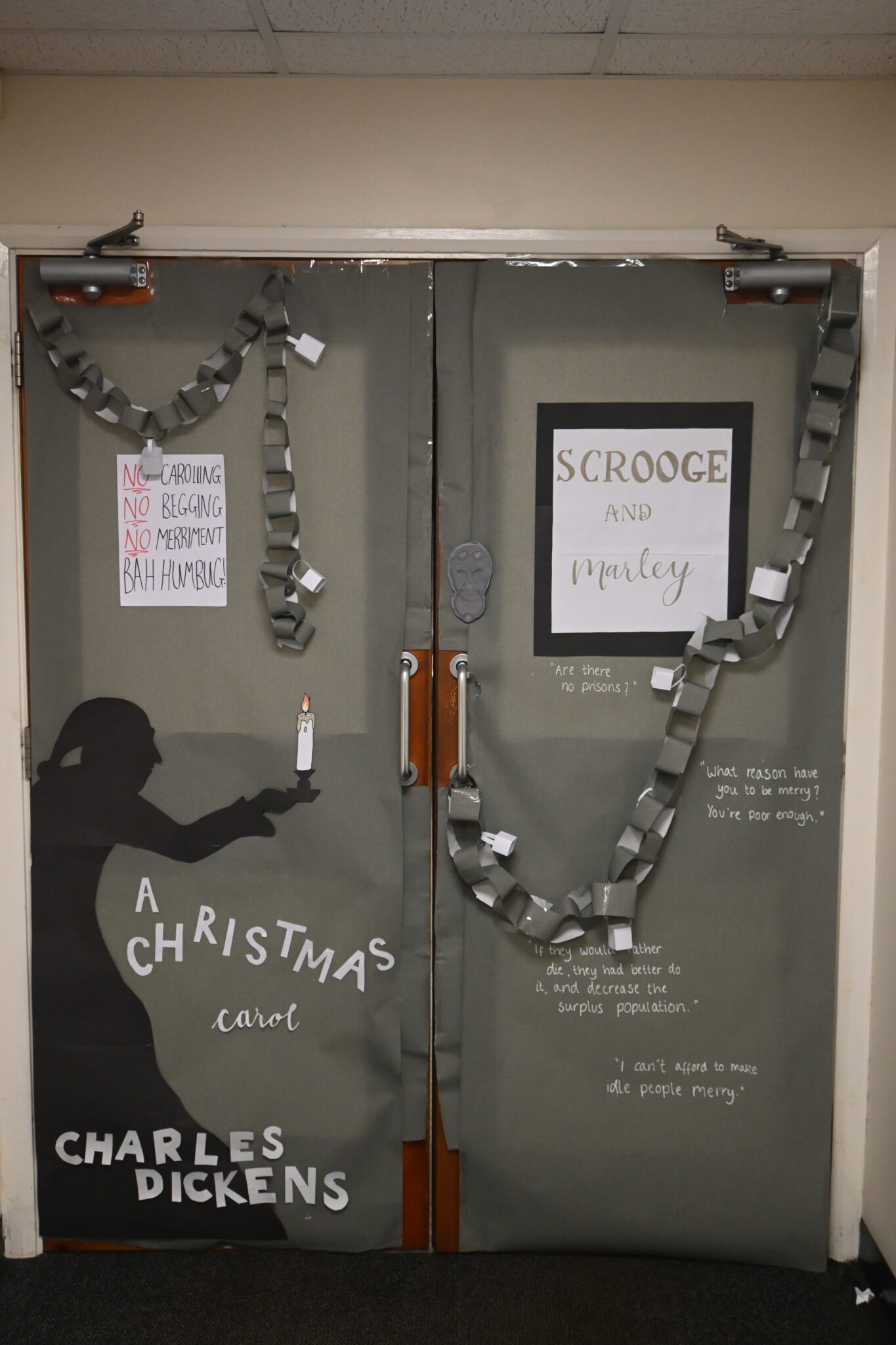 World Book Day - door decorating - The Maynard School
