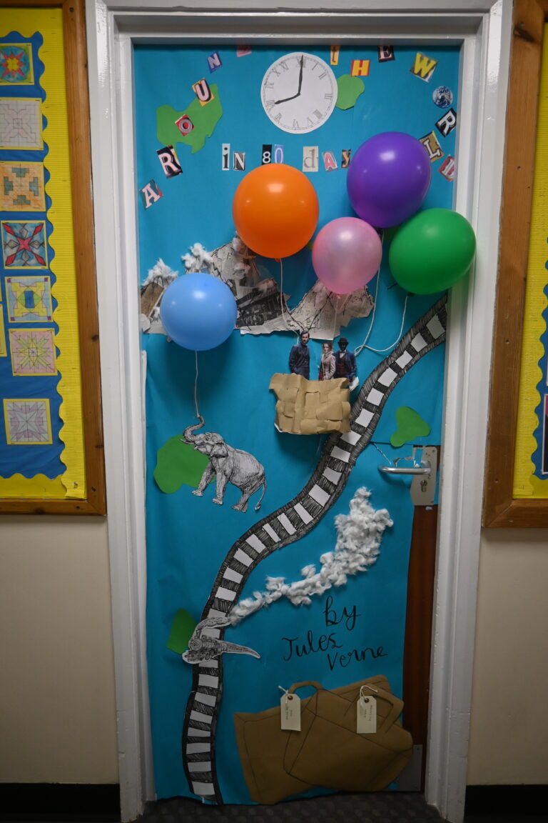 World Book Day - door decorating - The Maynard School
