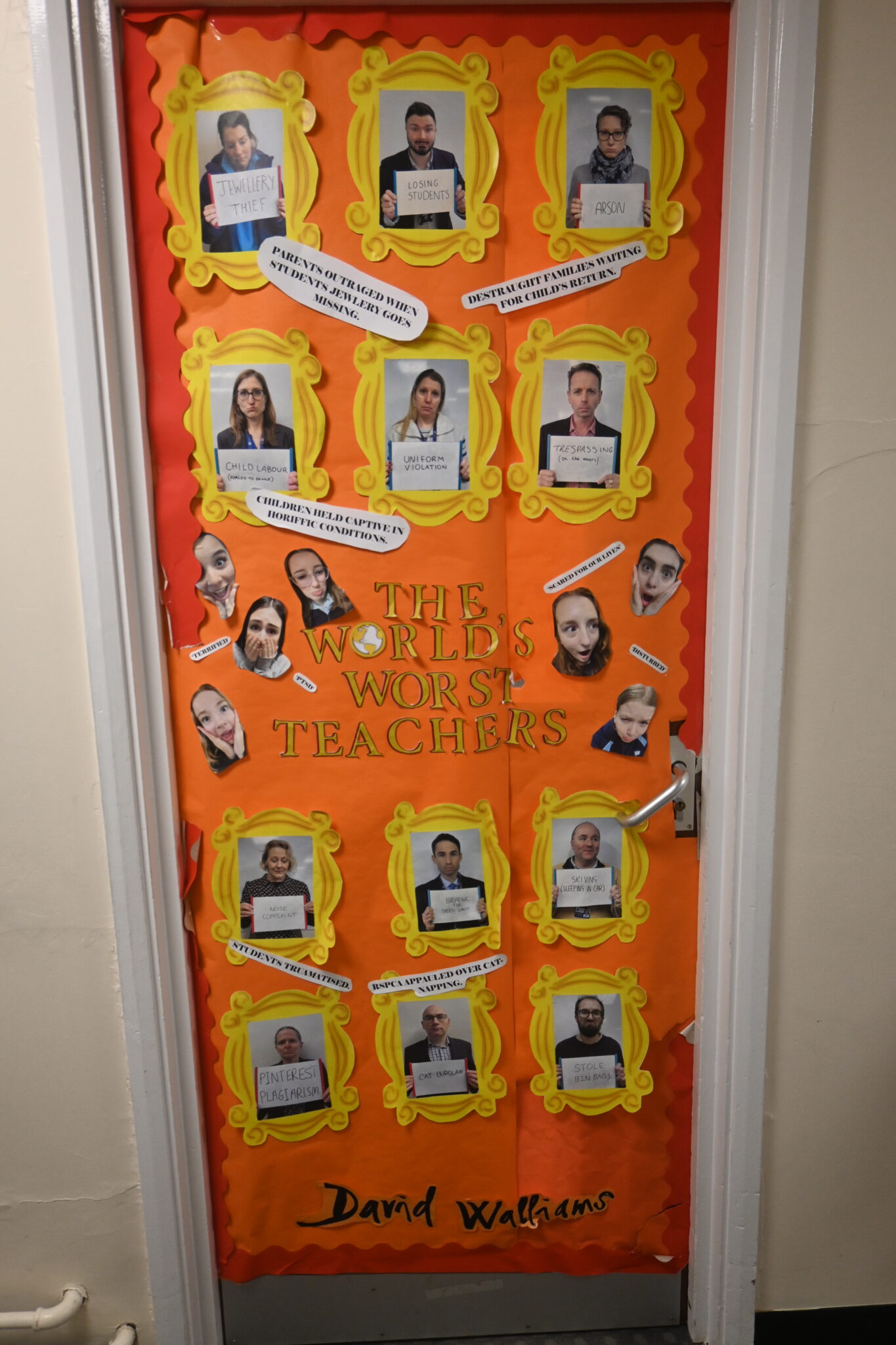 World Book Day - door decorating - The Maynard School