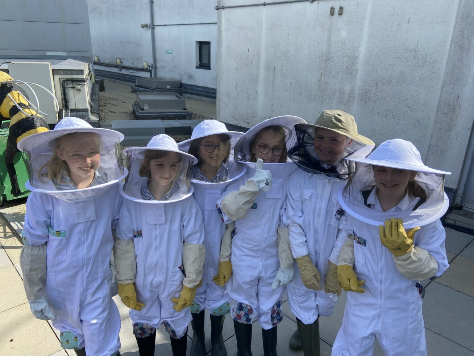 Year 4 buzzing to visit Princesshay Beehives - The Maynard School