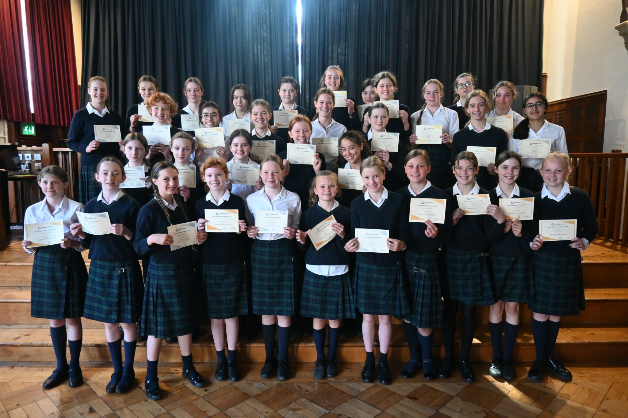 Fab results in the UK Junior Maths Challenge! - The Maynard School