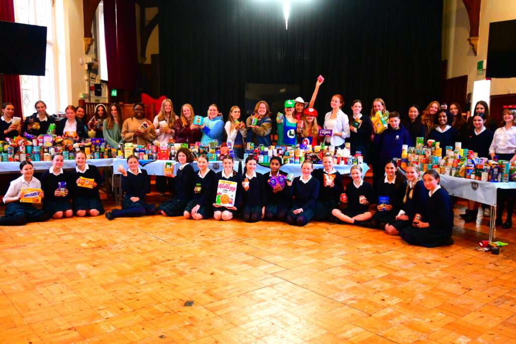 A whopping 450kg collected for Exeter Food Bank - The Maynard School