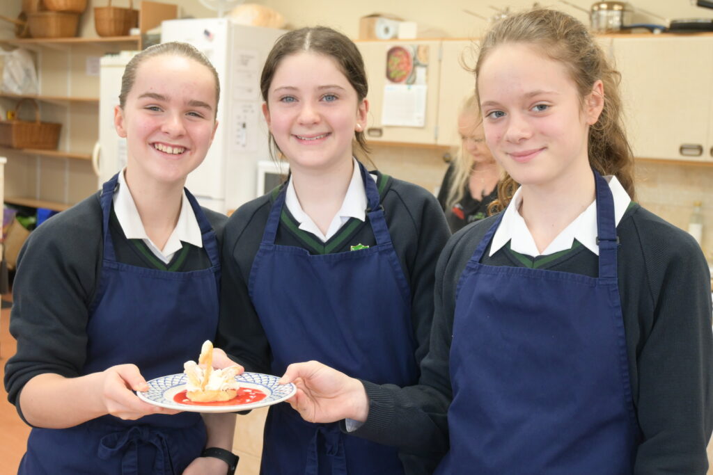 Lower 4 make choux pastry swans - The Maynard School
