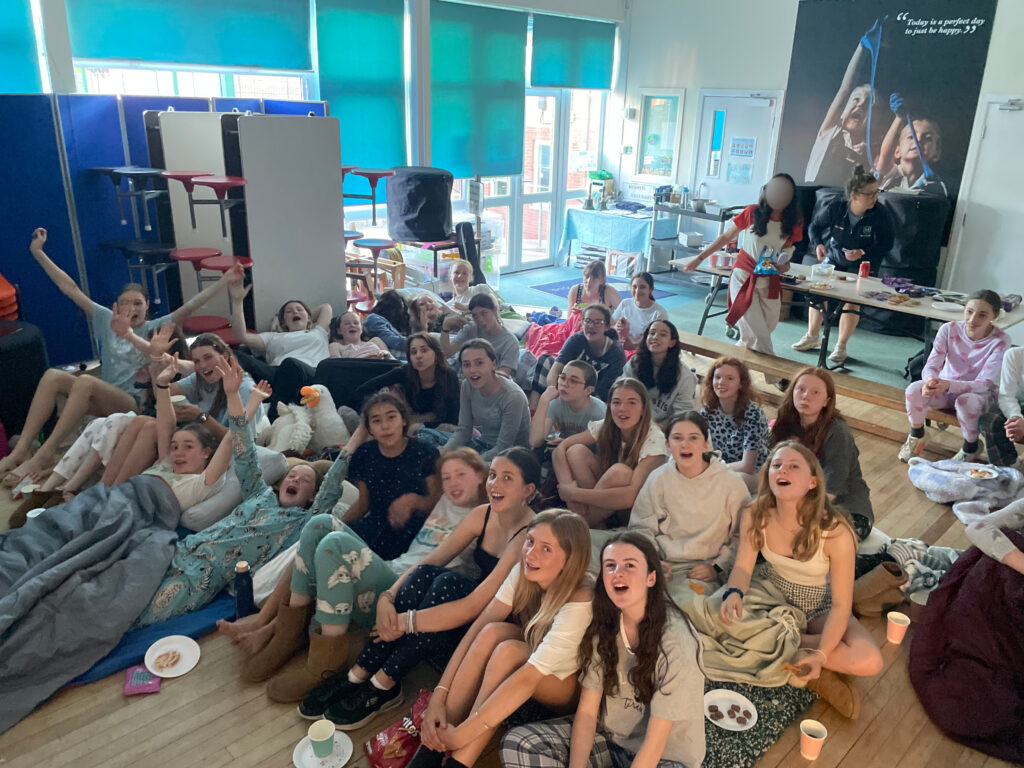Lower and Upper 4's fundraising sleepover - The Maynard School